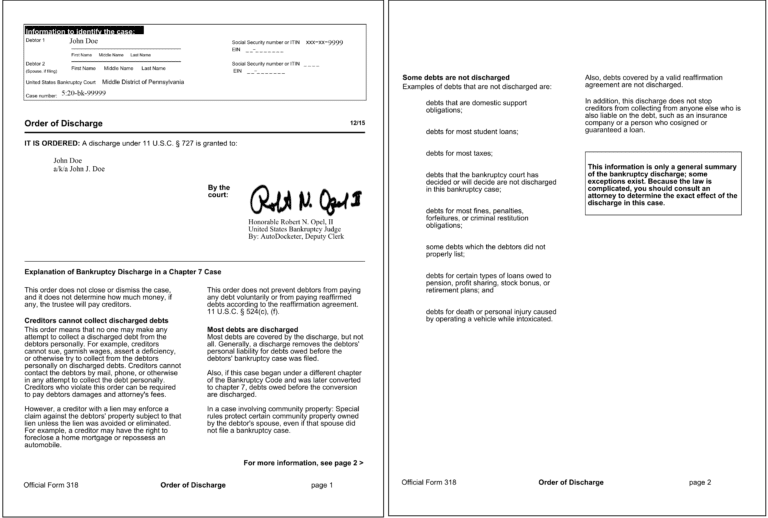 The Chapter 7 Discharge | Chapter 7 Bankruptcy Attorneys - ARM Lawyers